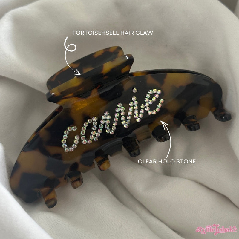 custom hair claw clip