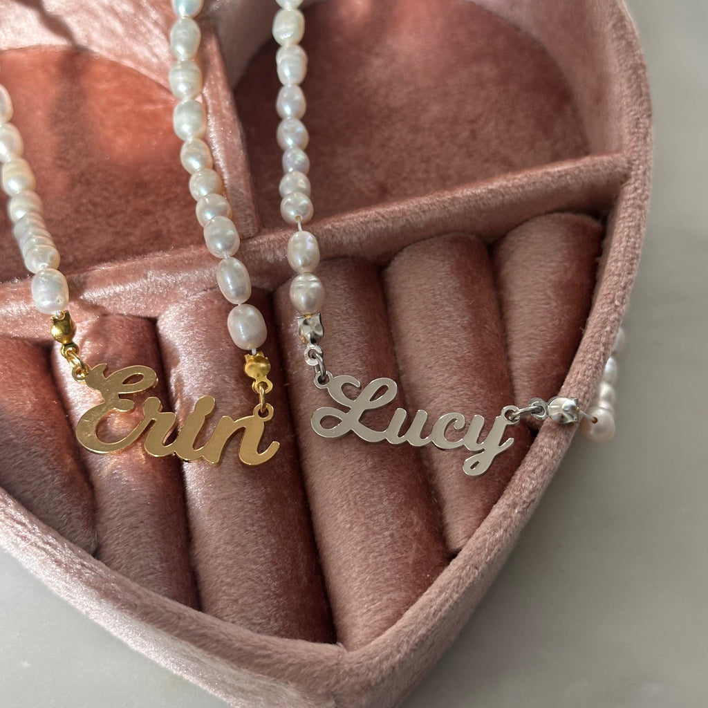 Pearl Name Necklace