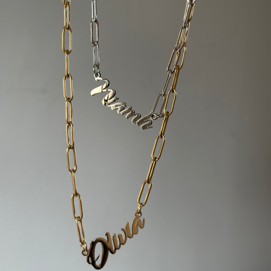Link Chain Name Necklace