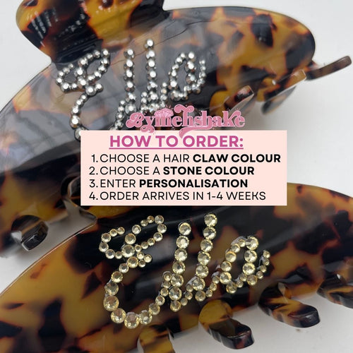 Custom Hair Claw Clip