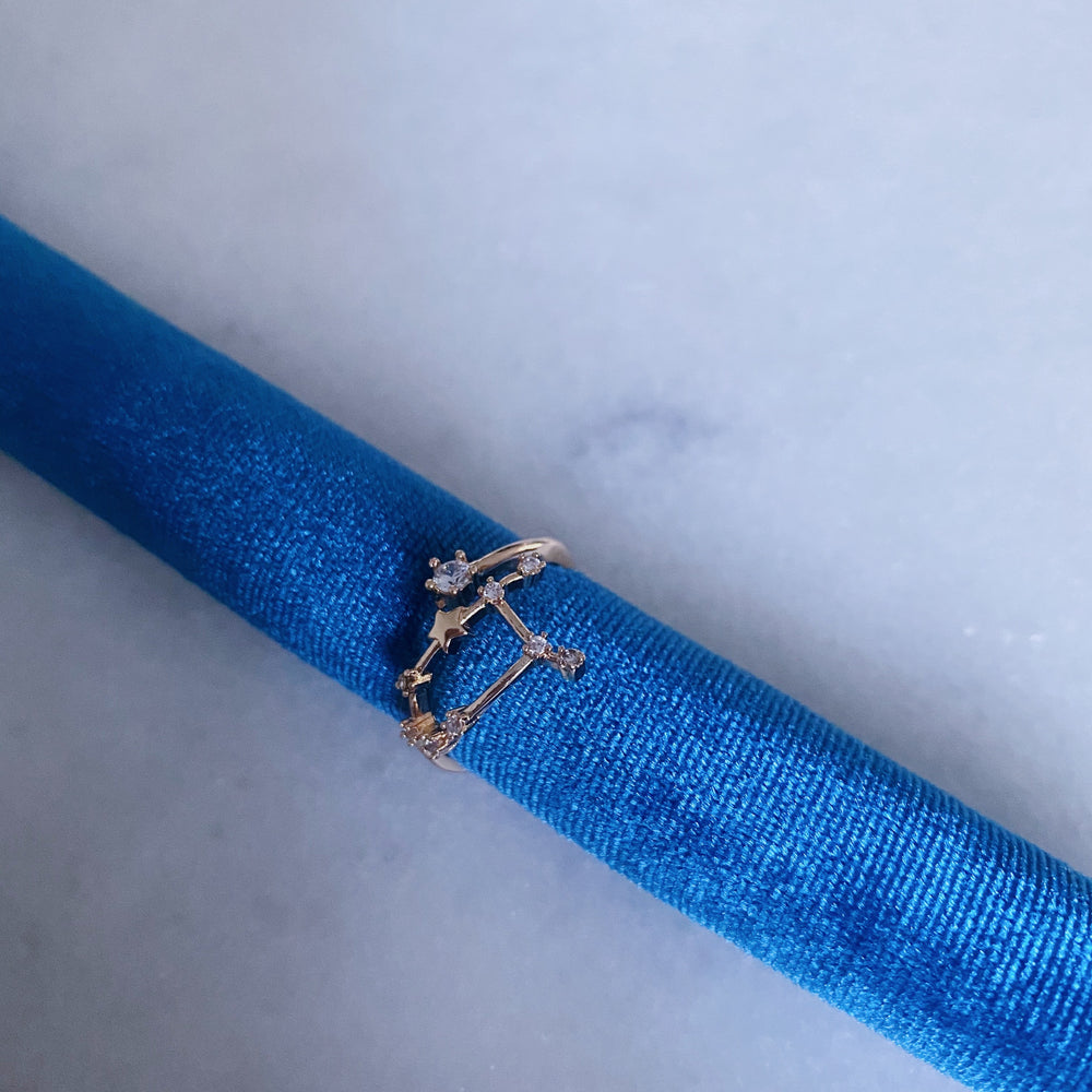 constellation star sign ring